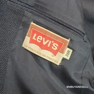 Levi's | Suits & Blazers | Vintage Levis Panatela Western Blazer Navy ...
